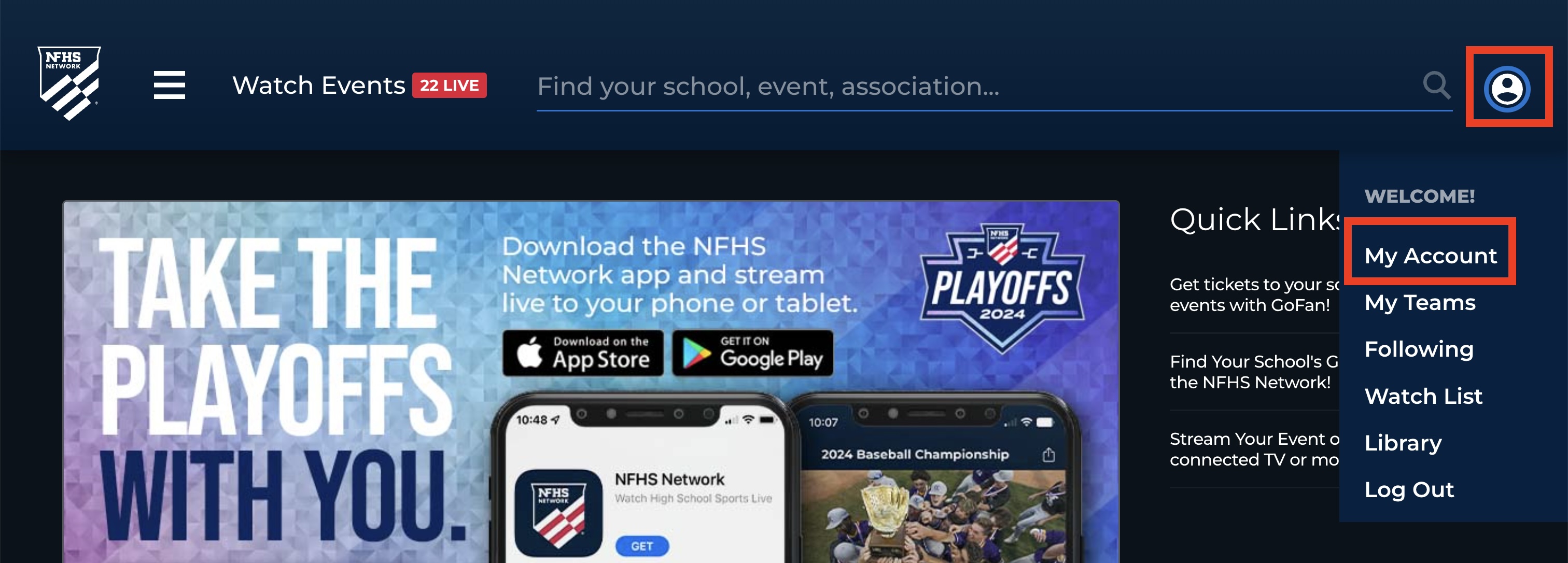 How to Manage Your NFHS Network Account